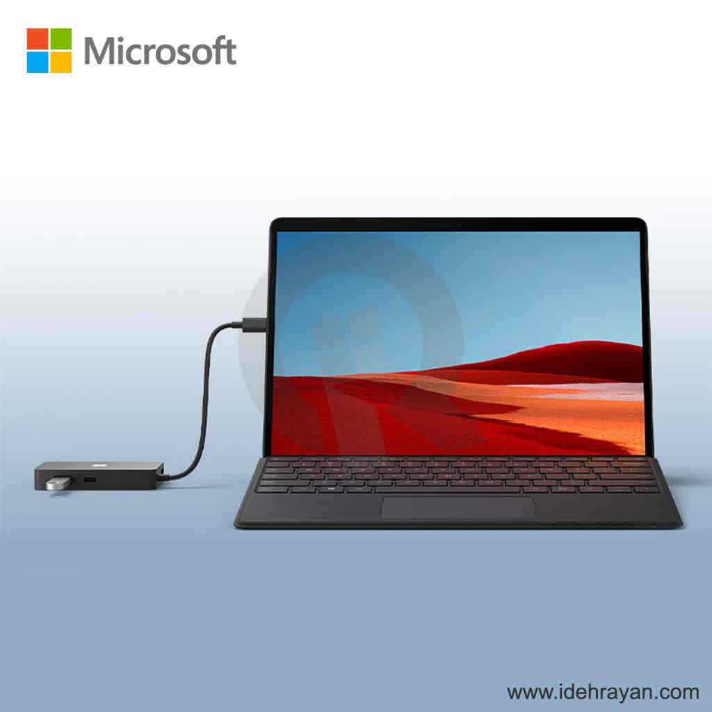HUB Surface Travel Hub | پورت HDMI 4K، VGA 1080p، USB-C 60W، USB-A ...